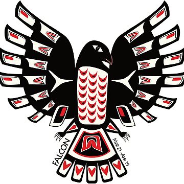 "FALCON - Native American Totem, Zodiac Spirit Animal" Classic T-Shirt ...