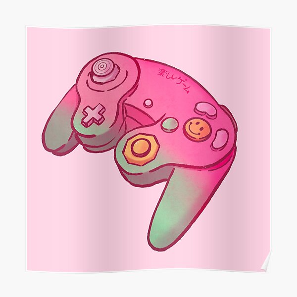 "Kawaii aesthetic joystick controller japanese anime style illustration ...