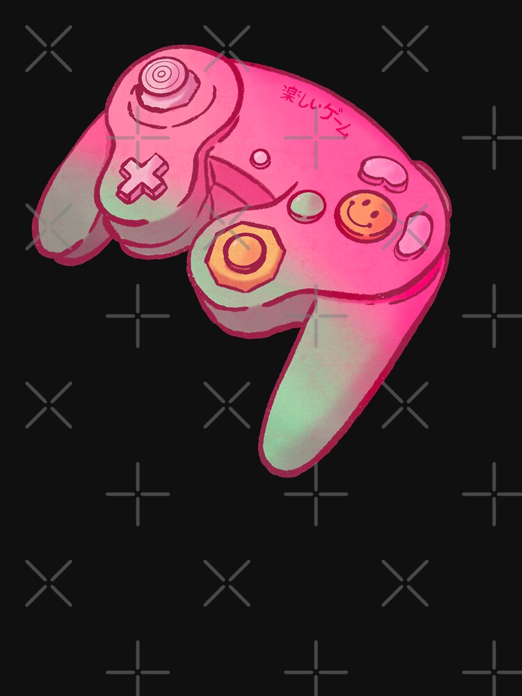 "Kawaii aesthetic joystick controller japanese anime style illustration ...