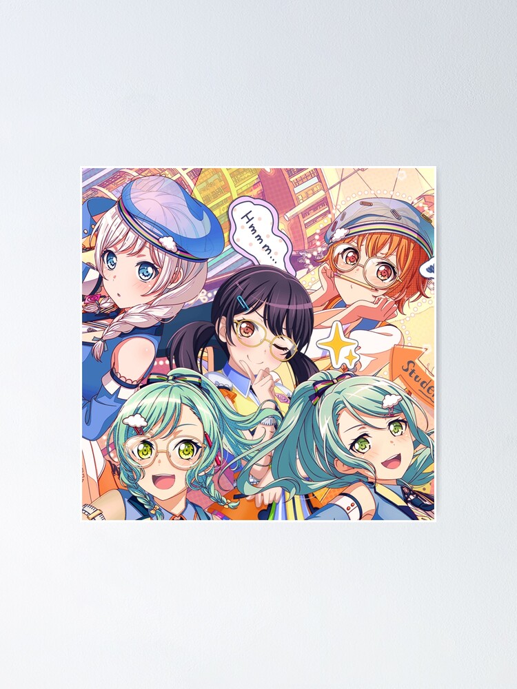 Póster «BanG Dream Bandori Sayo Eve Hagumi Tsukushi Hina Lección ...