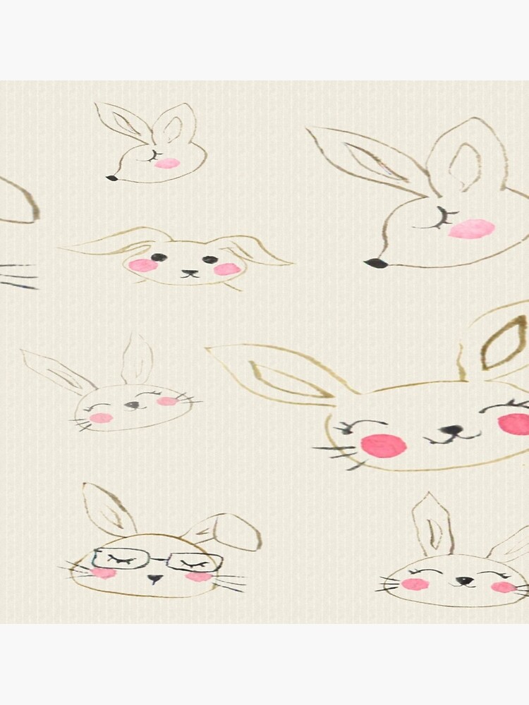 "Bunny Rabbits " Poster for Sale by Anushka14 | Redbubble
