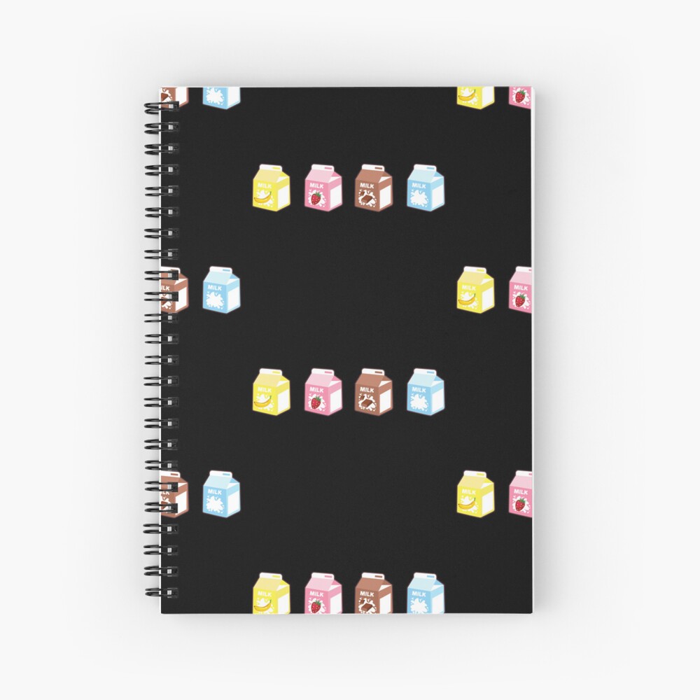 "Four Assorted Illustrated Cute Milk Cartons | Chocolate Milk ...