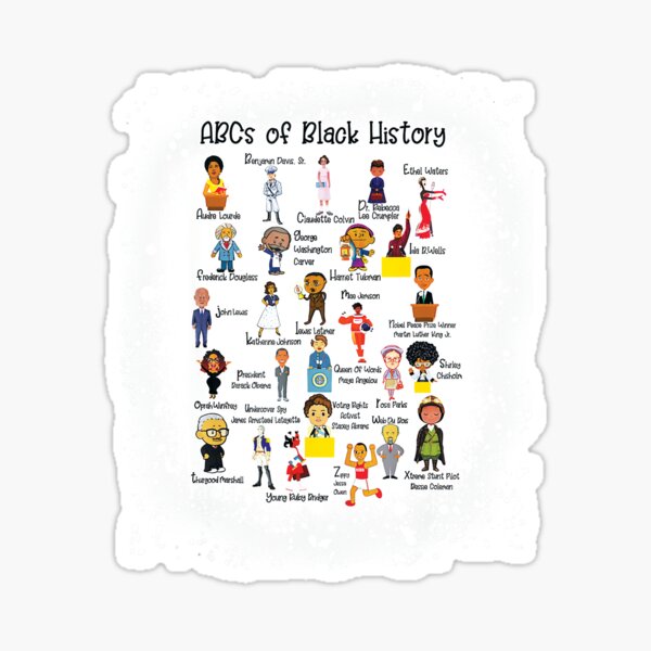 "ABCs of Black History Month Melanin Pride Women Men Teacher Afro ...
