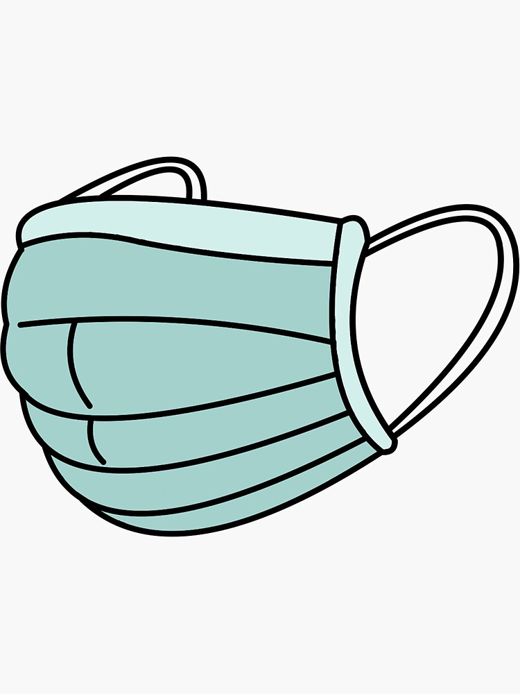 "Mask" Sticker for Sale by Megan Snider | Redbubble