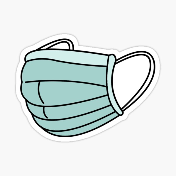 "Mask" Sticker for Sale by Megan Snider | Redbubble