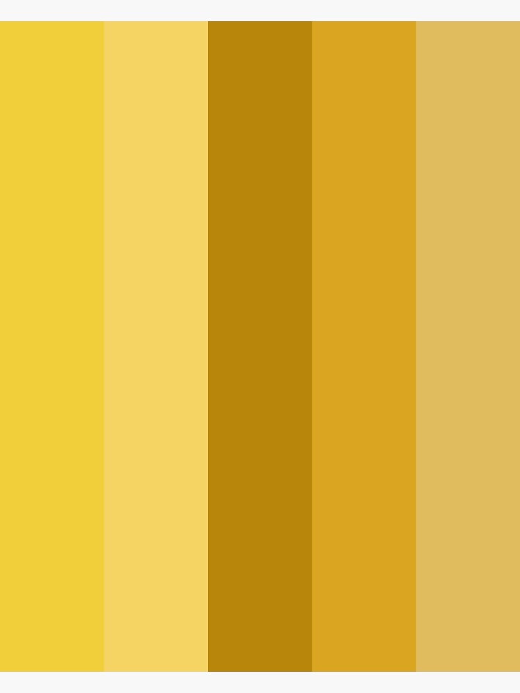 "Golden strips of HEX colors " Poster for Sale by Mbeshter | Redbubble