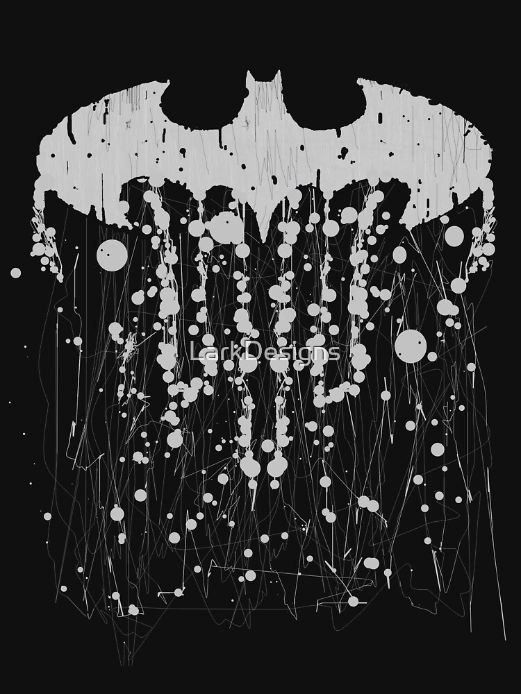 "Distressed Stylized Bat with Paint Splatters" T-shirt by LarkDesigns ...