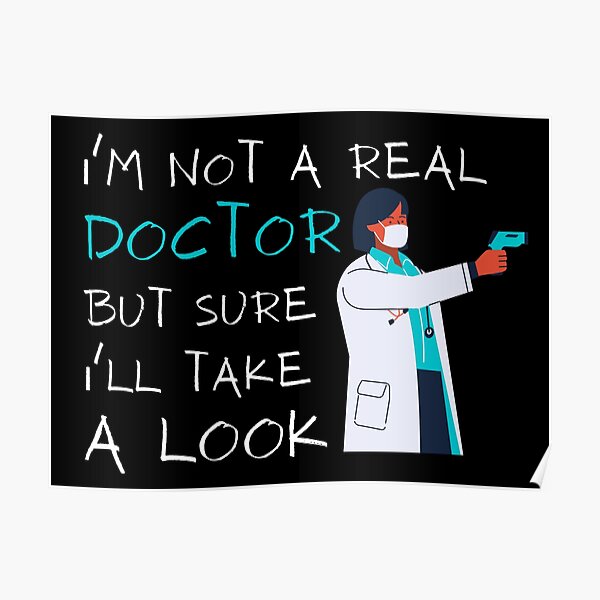"Im Not A Doctor But Sure Ill Take A Look Cute Funny Illustrated ...