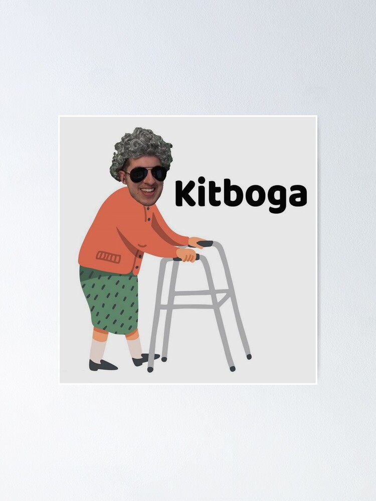 "Kitboga" Poster for Sale by Daviscoatings | Redbubble