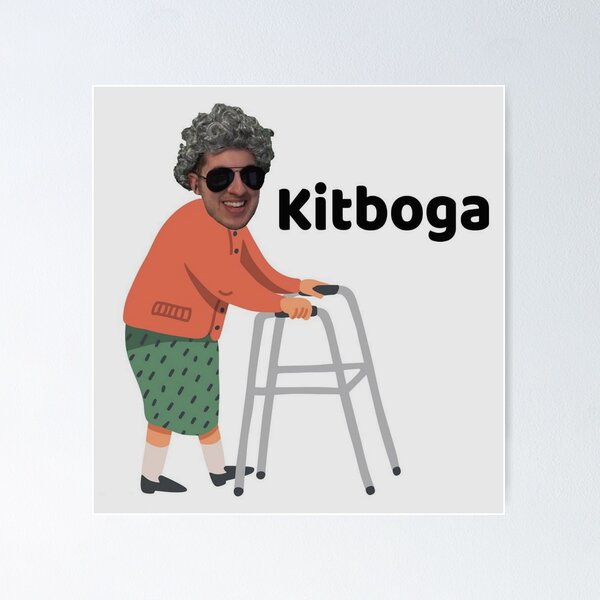 "Kitboga" Poster for Sale by Daviscoatings | Redbubble