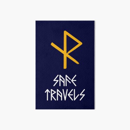 "Viking Safe Travels Rune" Art Board Print by neon-light | Redbubble