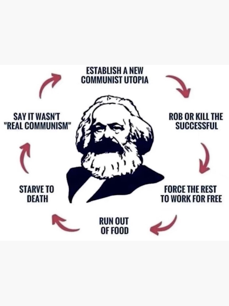"The Communist Cycle " Sticker by 1guy1girl | Redbubble
