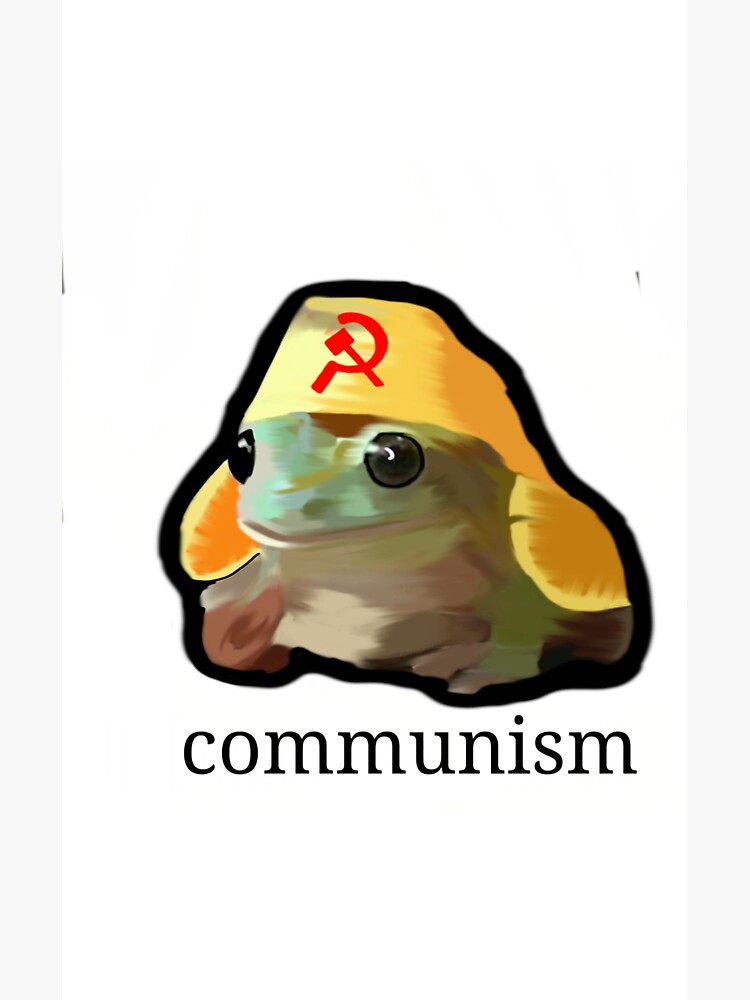 "Communism frog" Sticker for Sale by wofulfalufel | Redbubble