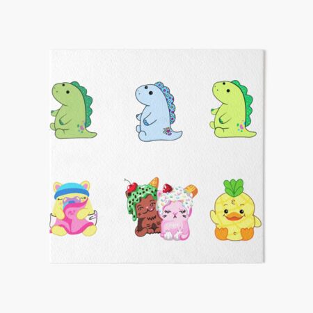 "Moriah Elizabeth Characters Pack, Bundle" Art Board Print by meudya ...