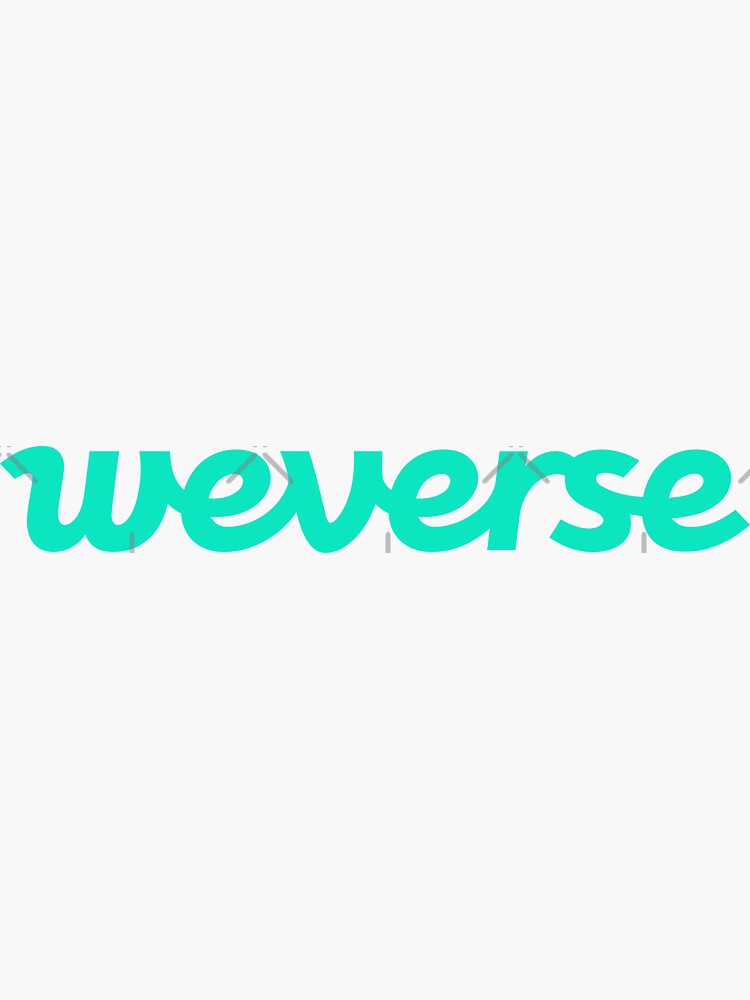 "Weverse Merch Weverse" Sticker by Rainko | Redbubble