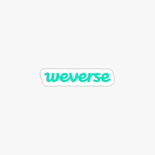"Weverse Merch Weverse" Sticker by Rainko | Redbubble