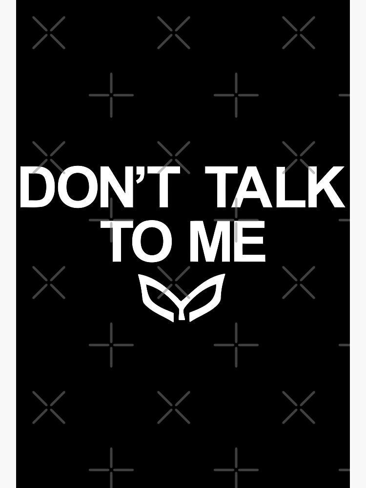 "Masked Singer Merch The Masked Singer Dont Talk To Me" Poster by ...