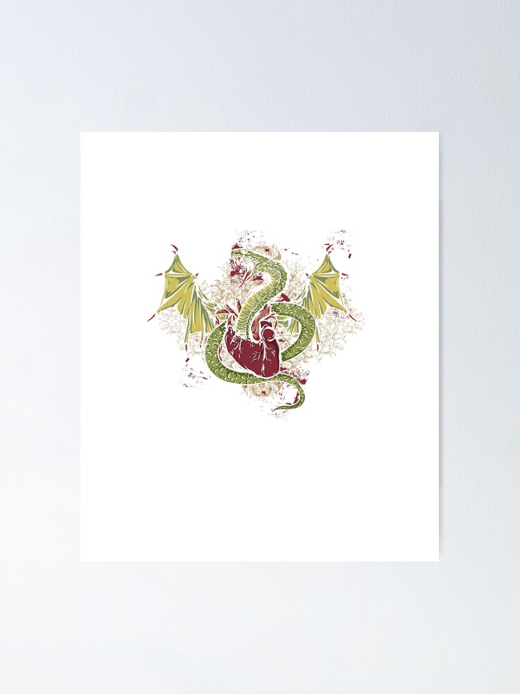 "Funny serpent with angels gift to kids" Poster for Sale by Ozomaki ...