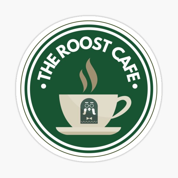 "The Roost Cafe" Sticker by PixelRant | Redbubble