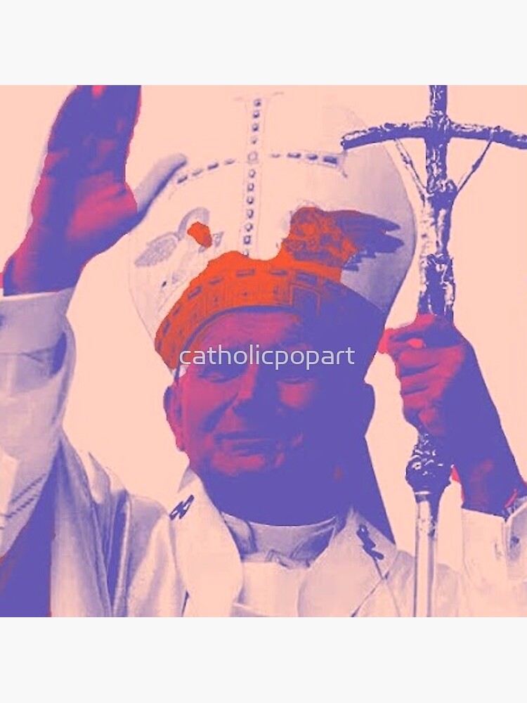 "St. John Paul II" Art Print for Sale by catholicpopart | Redbubble