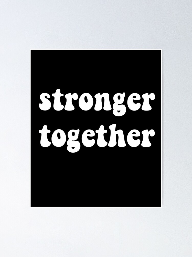 "Political- Stronger Together Gender Equality " Poster by DSweethearts ...