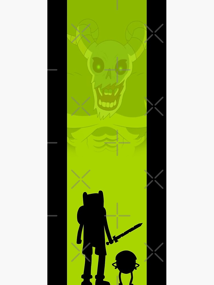 "Finn and Jake Adventure Time The Lich" Poster by blackdogshop | Redbubble