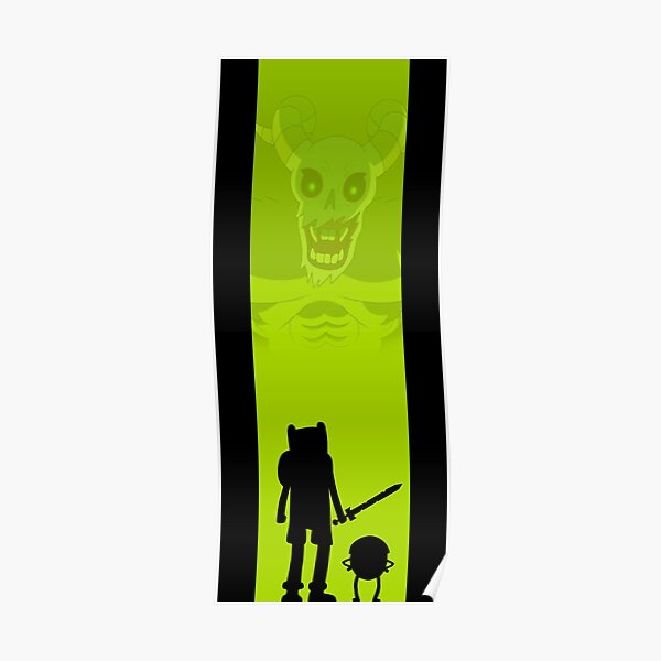 "Finn and Jake Adventure Time The Lich" Poster by blackdogshop | Redbubble