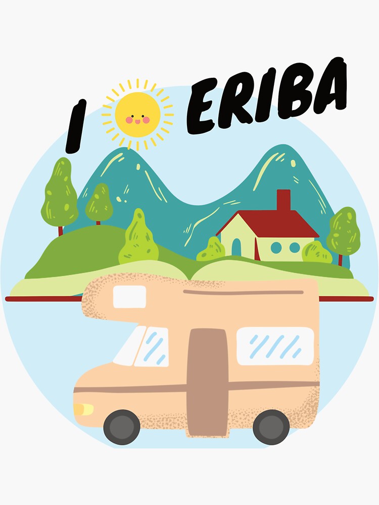 "I Love Eriba" Sticker for Sale by KrystalWilson | Redbubble