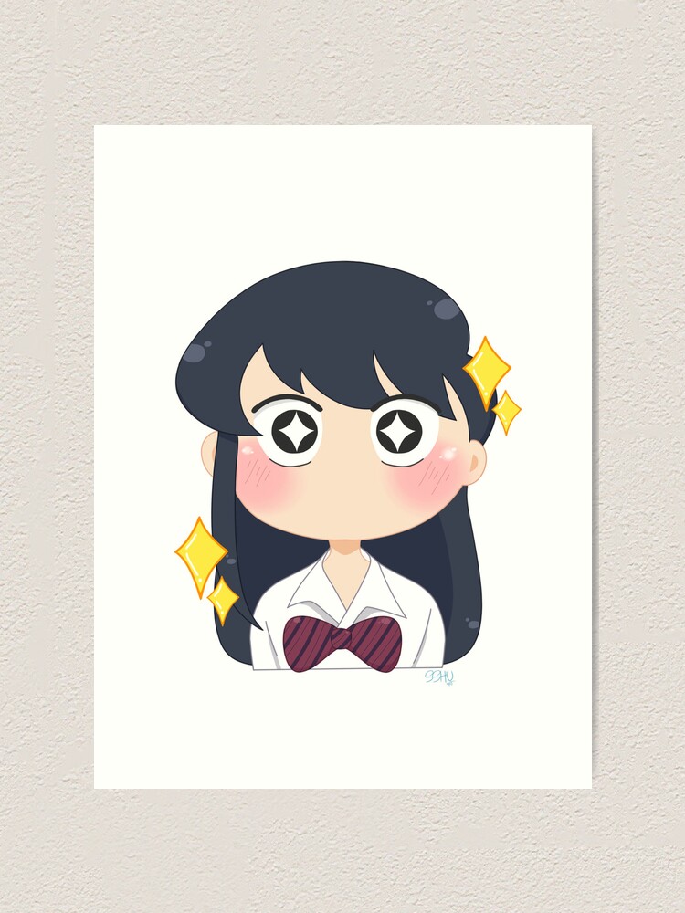 "Komi san komyusho desu♥ Cute♥ Komi Shouko" Art Print for Sale by ...