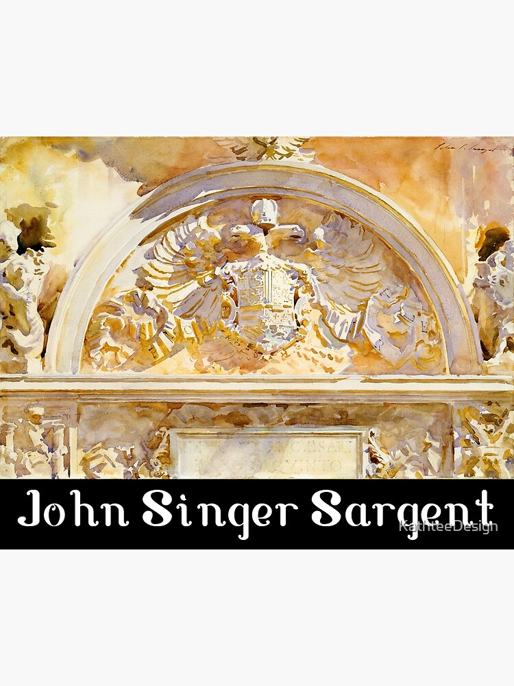 Lámina artística «Escudo de Carlos V de España de John Singer Sargent ...