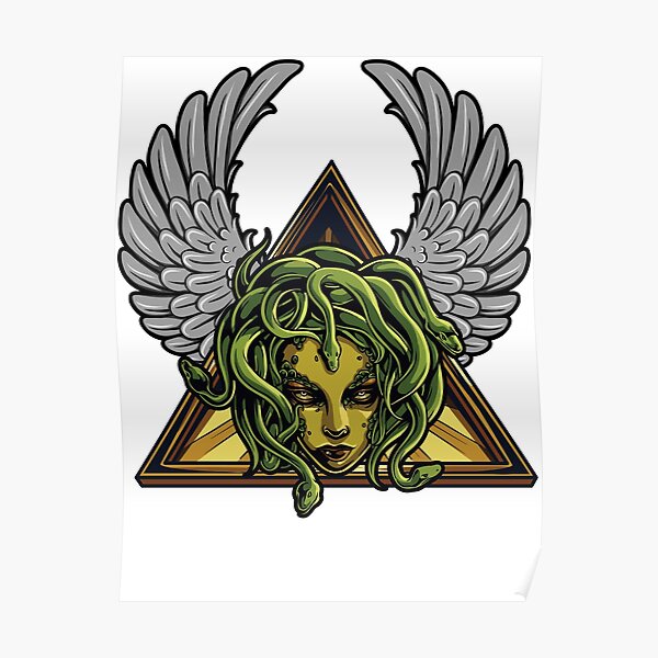 "Winged Medusa" Poster by spectaclephoto | Redbubble