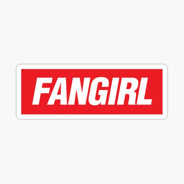 Pegatina «Fangirl {COMPLETO}» de fandomss | Redbubble