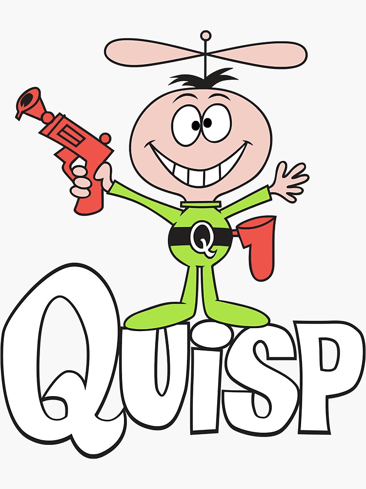 "Quisp Logo Classic" Sticker by DiegoSerna | Redbubble