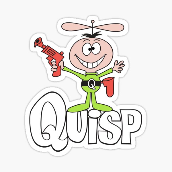 "Quisp Logo Classic" Sticker by DiegoSerna | Redbubble