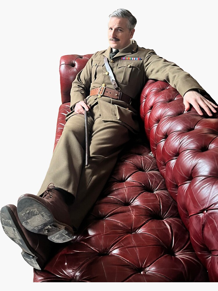 "ben willbond / the captain" Sticker for Sale by nocontext-hh | Redbubble