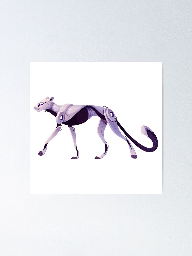 "Cheata tiger Animal Robo Art" Poster for Sale by Fivefix-Store | Redbubble