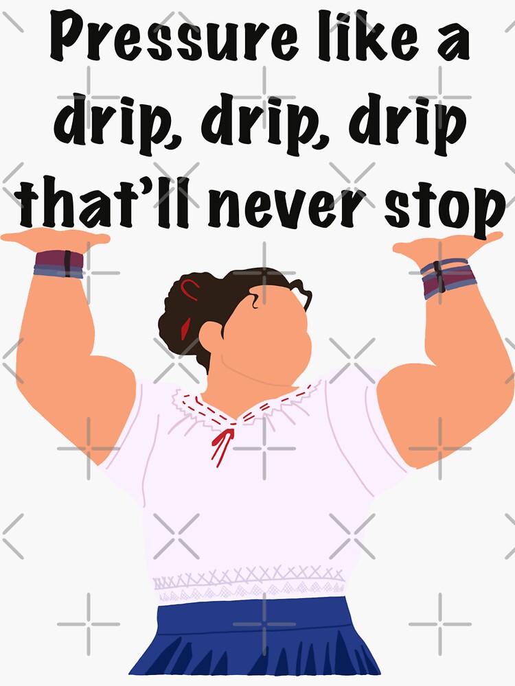 "No Pressure" Sticker for Sale by madebymich | Redbubble