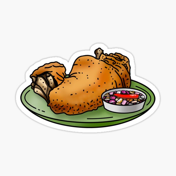 "Crispy Pata - Filipino Food" Sticker for Sale by lusoblaban | Redbubble