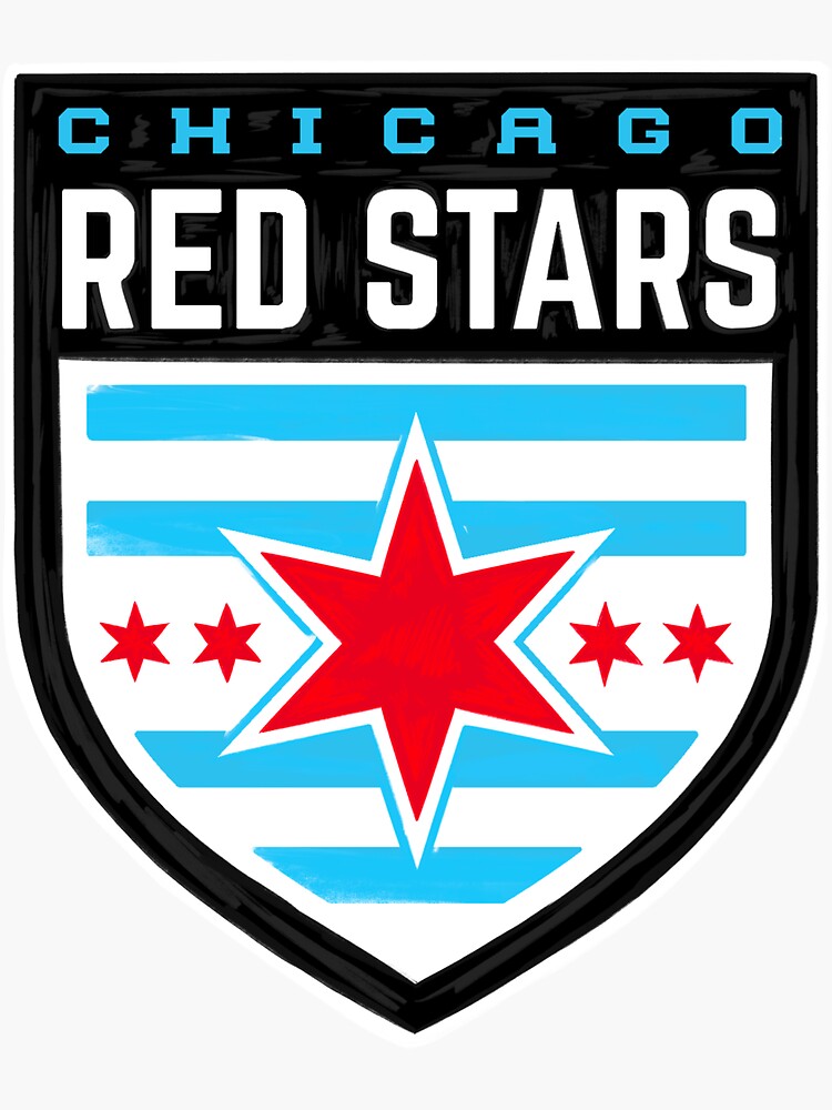 "Chicago Redstars" Sticker by metzkorn | Redbubble