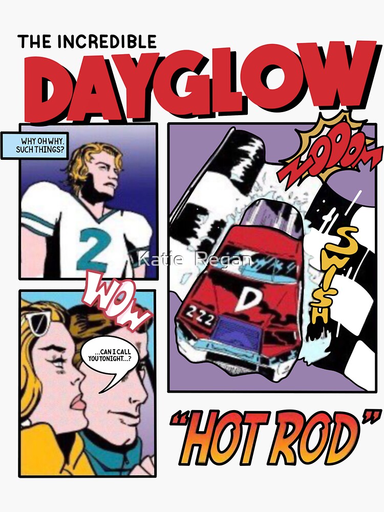 "Dayglow Comic Album Art Music STicker" Sticker by ktr39 | Redbubble