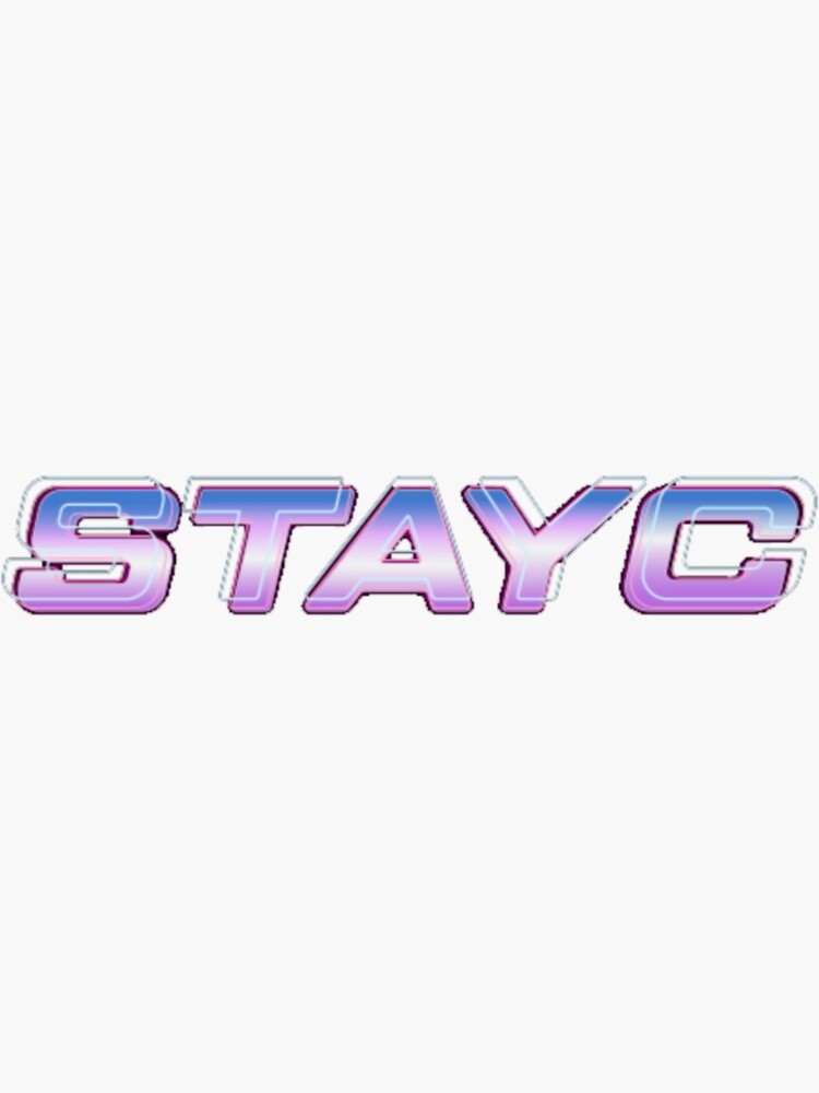 "StayC logo" Sticker for Sale by aly221bbakerst | Redbubble