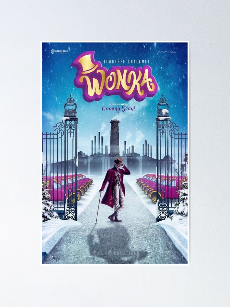 "Wonka Movie" Poster for Sale by jimquintanar | Redbubble