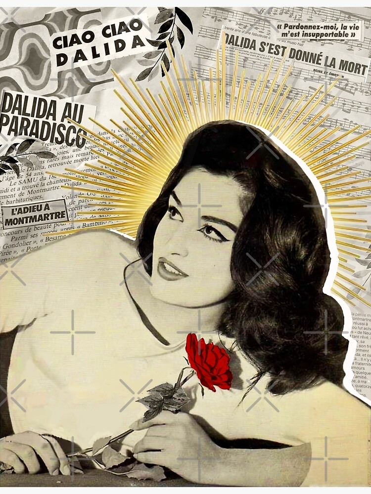 "Dalida Rose" Poster for Sale by kimberly533 | Redbubble
