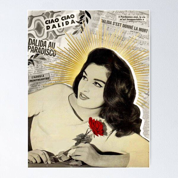 "Dalida Rose" Poster for Sale by kimberly533 | Redbubble