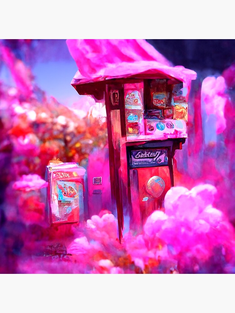 "Candy Vending Machine Ai Generated Art" Art Print by AI-Frames | Redbubble
