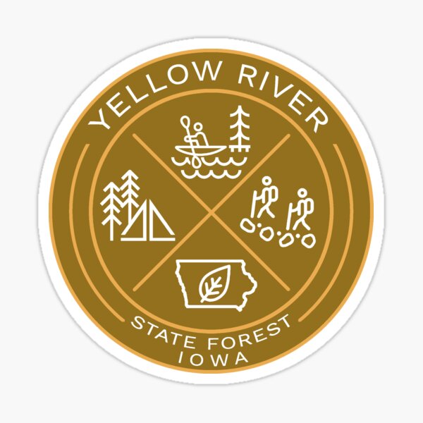 "Yellow River State Forest Heraldic Logo " Sticker for Sale by VanyaKar ...