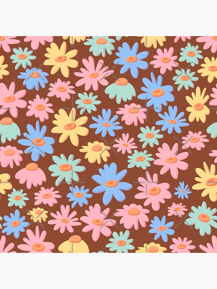 "Golf Le Fleur Flower Design - Tyler the Creator Inspired - with Brown ...