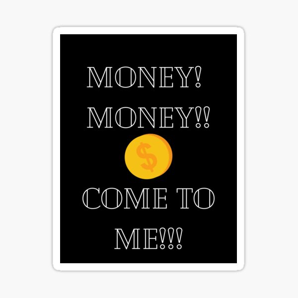 " Money Affirmations, Prosperity Chant, Abundance Affirmation" Sticker ...