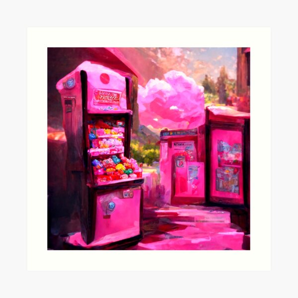 "Candy Vending Machine Ai Generated Art" Art Print for Sale by AI ...