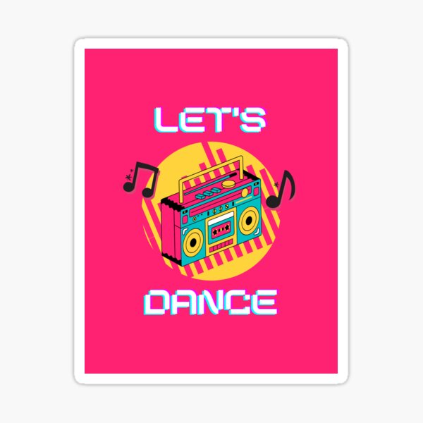 "Let's Dance" Sticker for Sale by Aliciahart | Redbubble